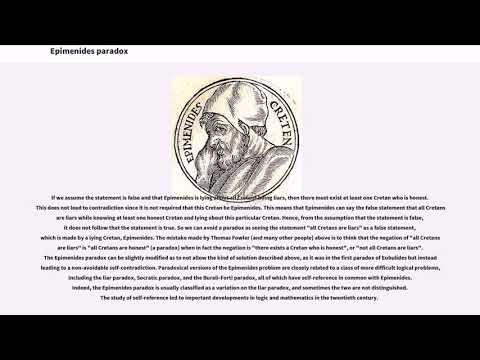 PODCAST: What is Epimenides Paradox? | The Leading Business Education ...