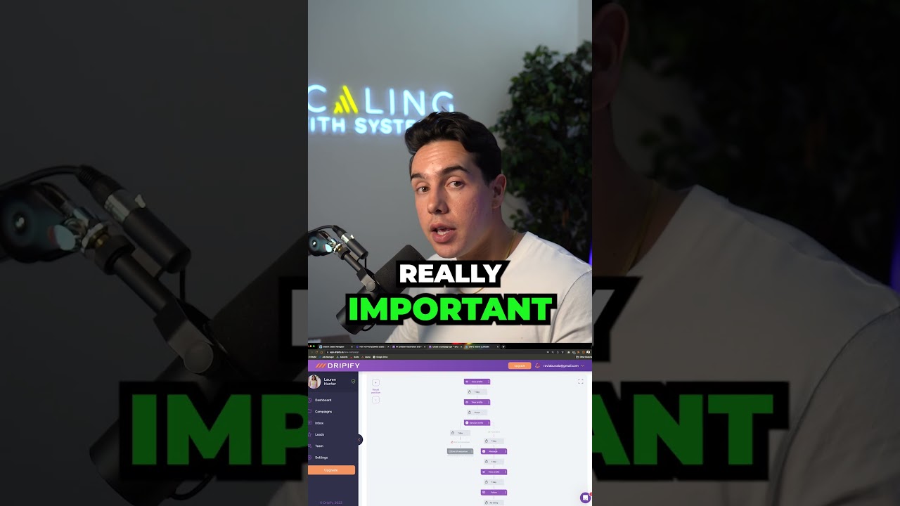 Hands down the best software for LinkedIn Lead Generation is Dripify #shorts #dripify #linkedintips