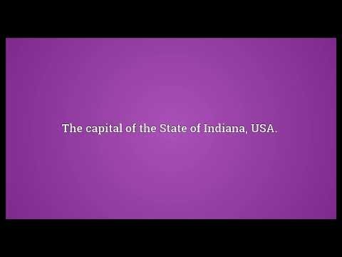 Indianapolis Meaning