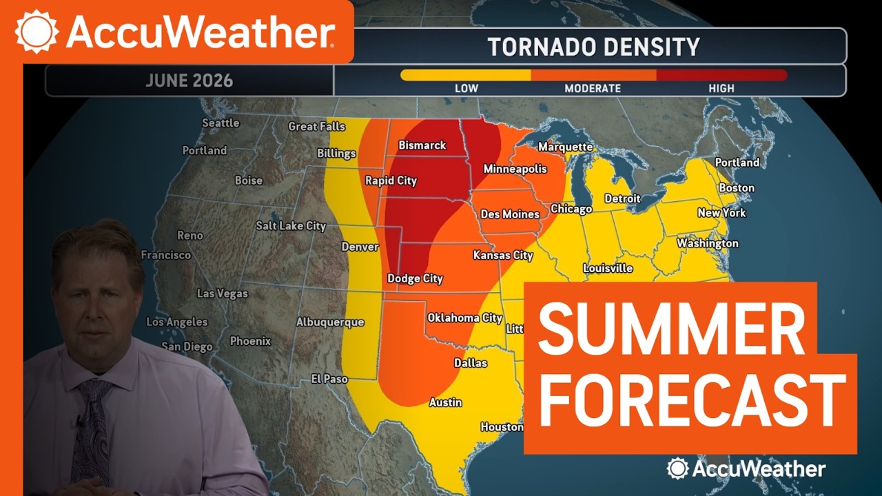 Summer forecast 2026: Heat, Severe Storms to Shape the Season as El Niño Strengthens