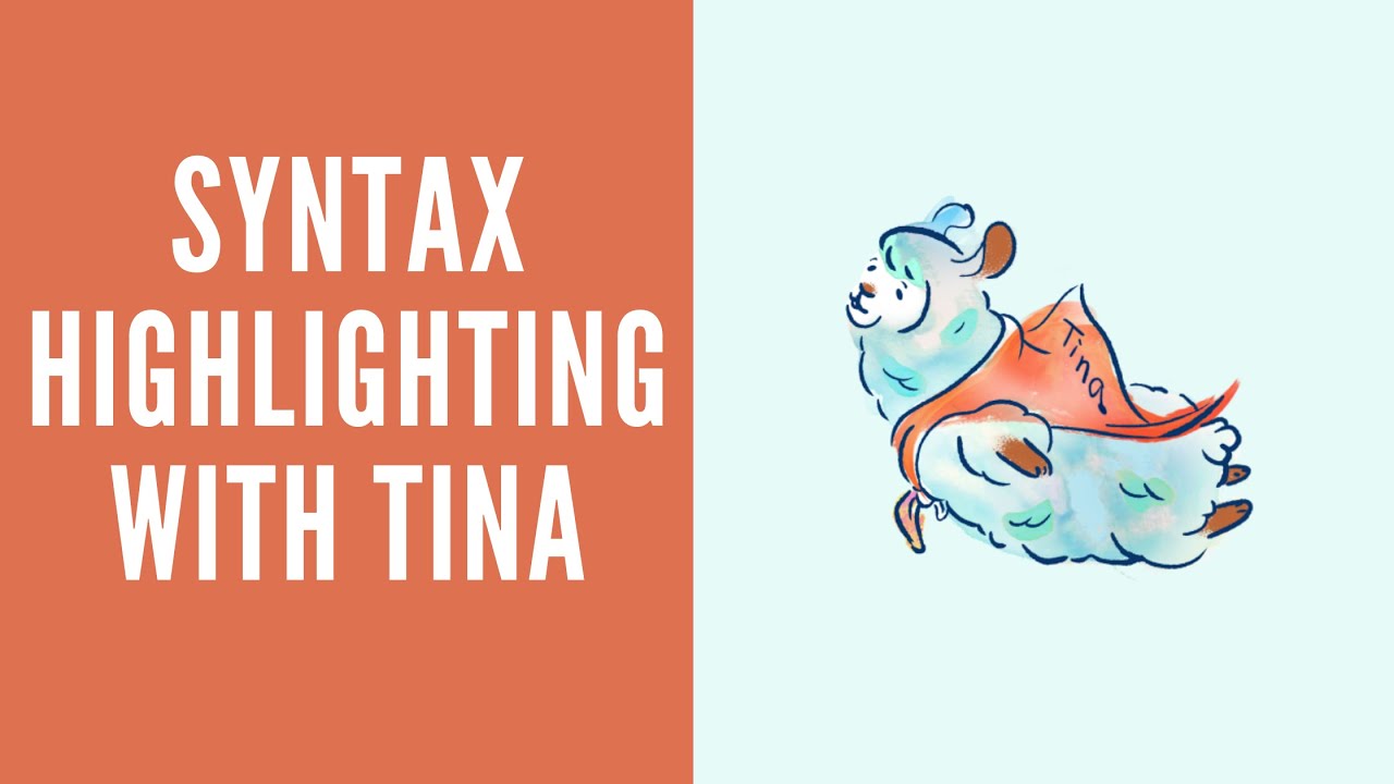 How to use Syntax Highlighting with TinaMarkdown