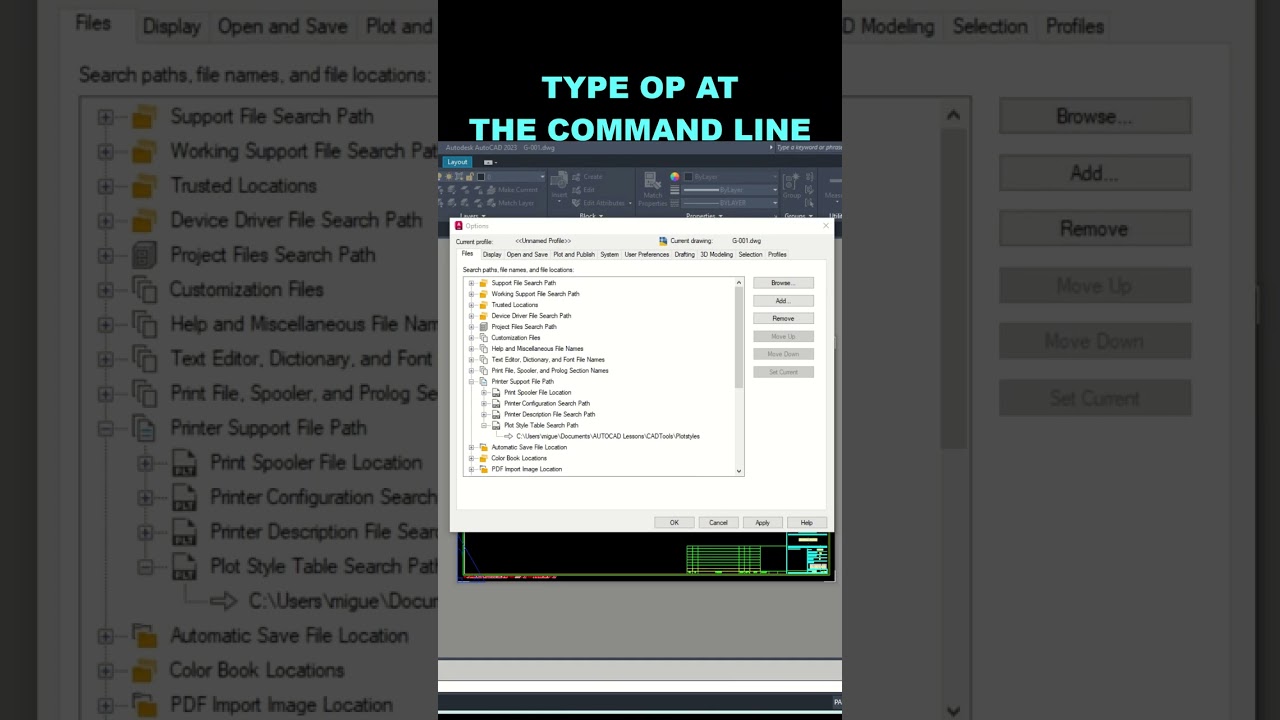 AutoCAD Missing Plotstyle table (ctb) #shorts