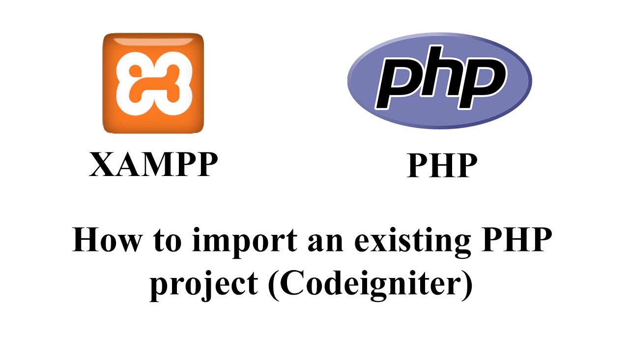 How to import an existing PHP project (Codeigniter)