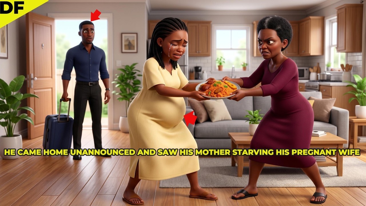 Mother in-law Starved Her Pregnant Daughter-in-Law when her son is awayto work... Until this happen 