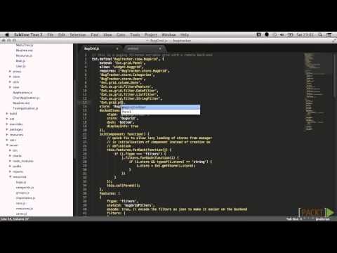 Learn Building Applications with Ext JS Tutorial The Grids | packtpub com - Mind Luster