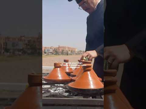 Would you do this? Learning how to cook Moroccan meals - 10/10 #travel #travelideas #morocco