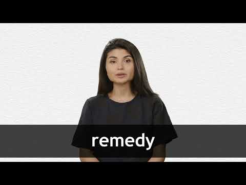REMEDY definition and meaning | Collins English Dictionary