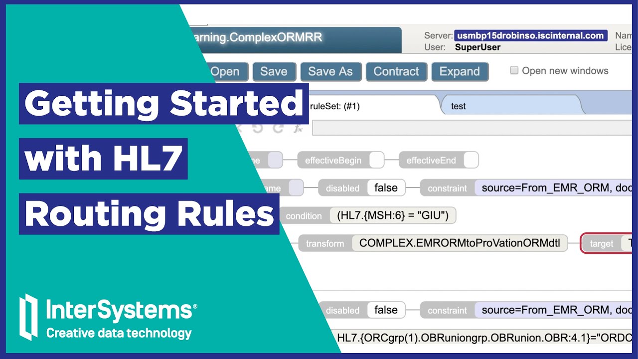 Getting Started with HL7 Routing Rules