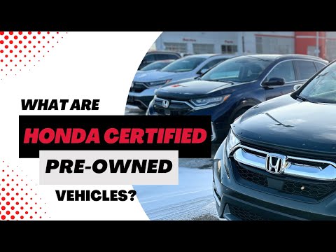 What are Honda Certified Pre-Owned Vehicles?