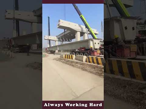The Process Of Building A Metro Bridge | Good Tools And Machinery Make Work Easy