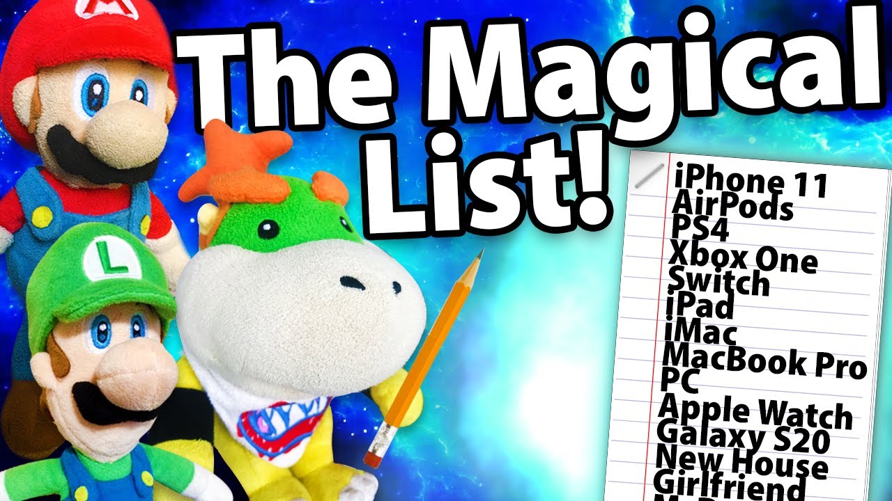 Crazy Mario Bros: The Magical List!