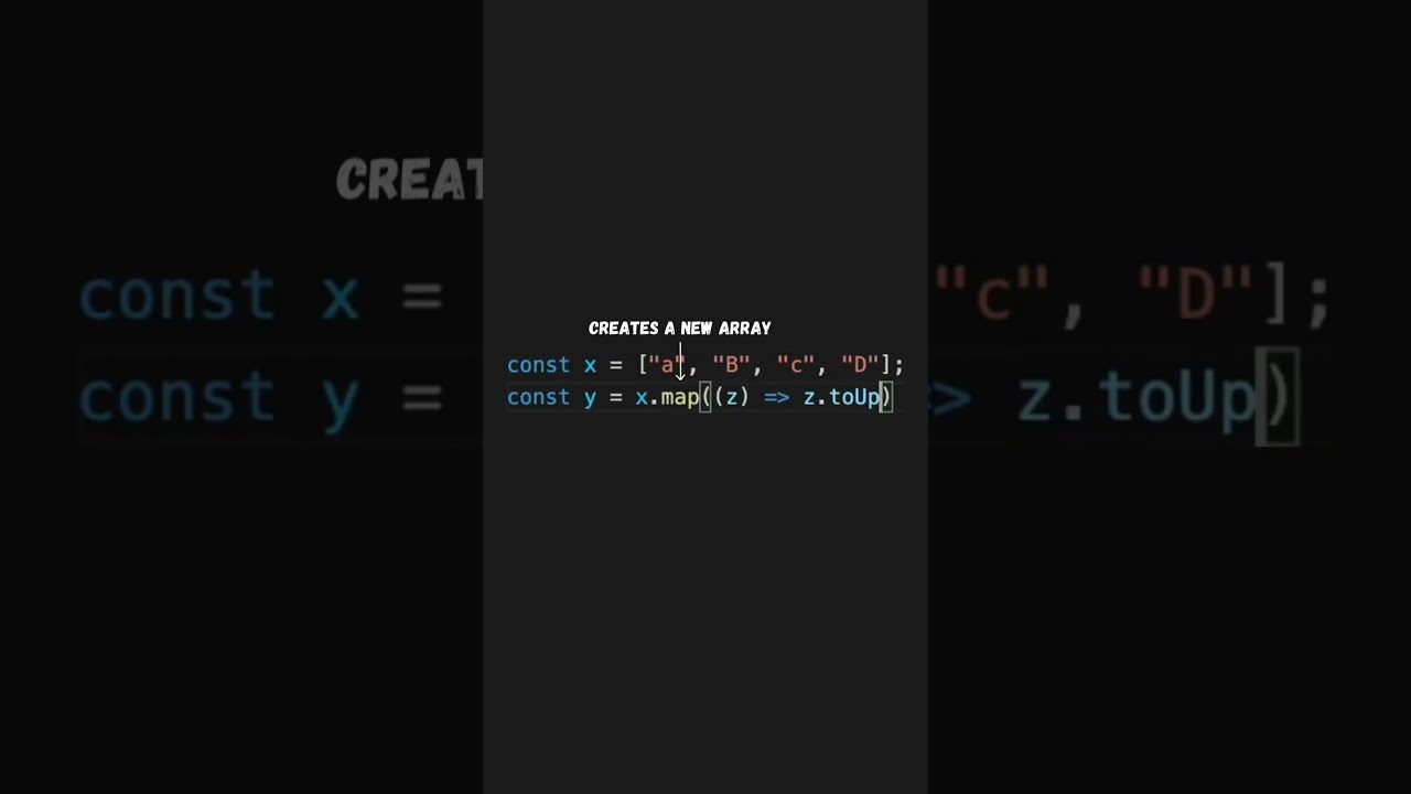 How to convert all letters in an array to uppercase or lowercase in JavaScript!