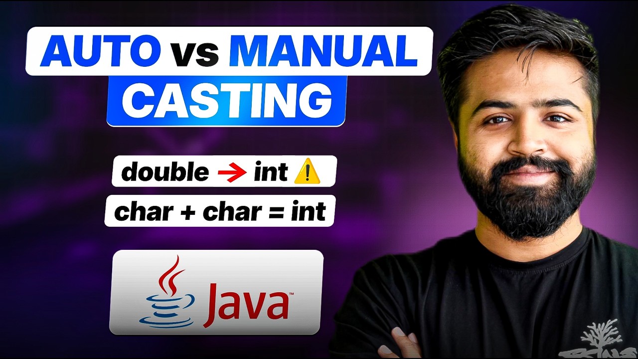 Java Type Conversions & Type Promotions Explained | Casting in Java | Java Full Course #5