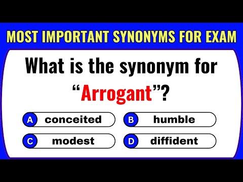 Can You Match the Words? Synonyms MCQ Game! #english #quiz #challenge