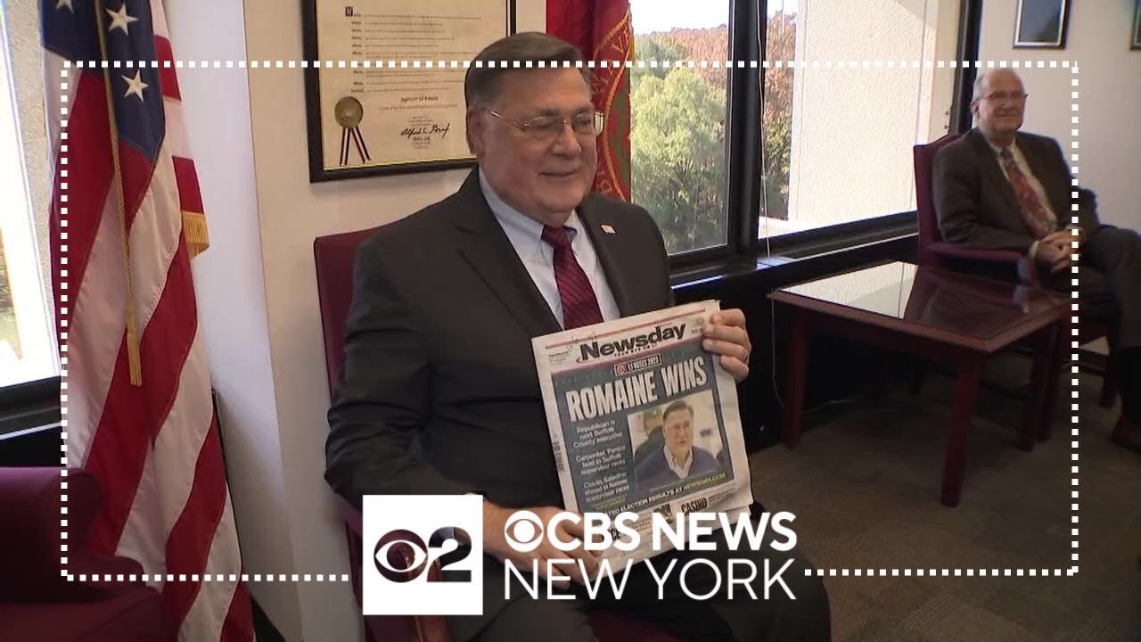 Edward Romaine pledges to seek consensus as Suffolk County executive