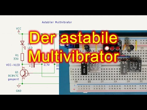 Der Blinker mit einem astabilen Multivibrator aufgebaut | Shelvin ...