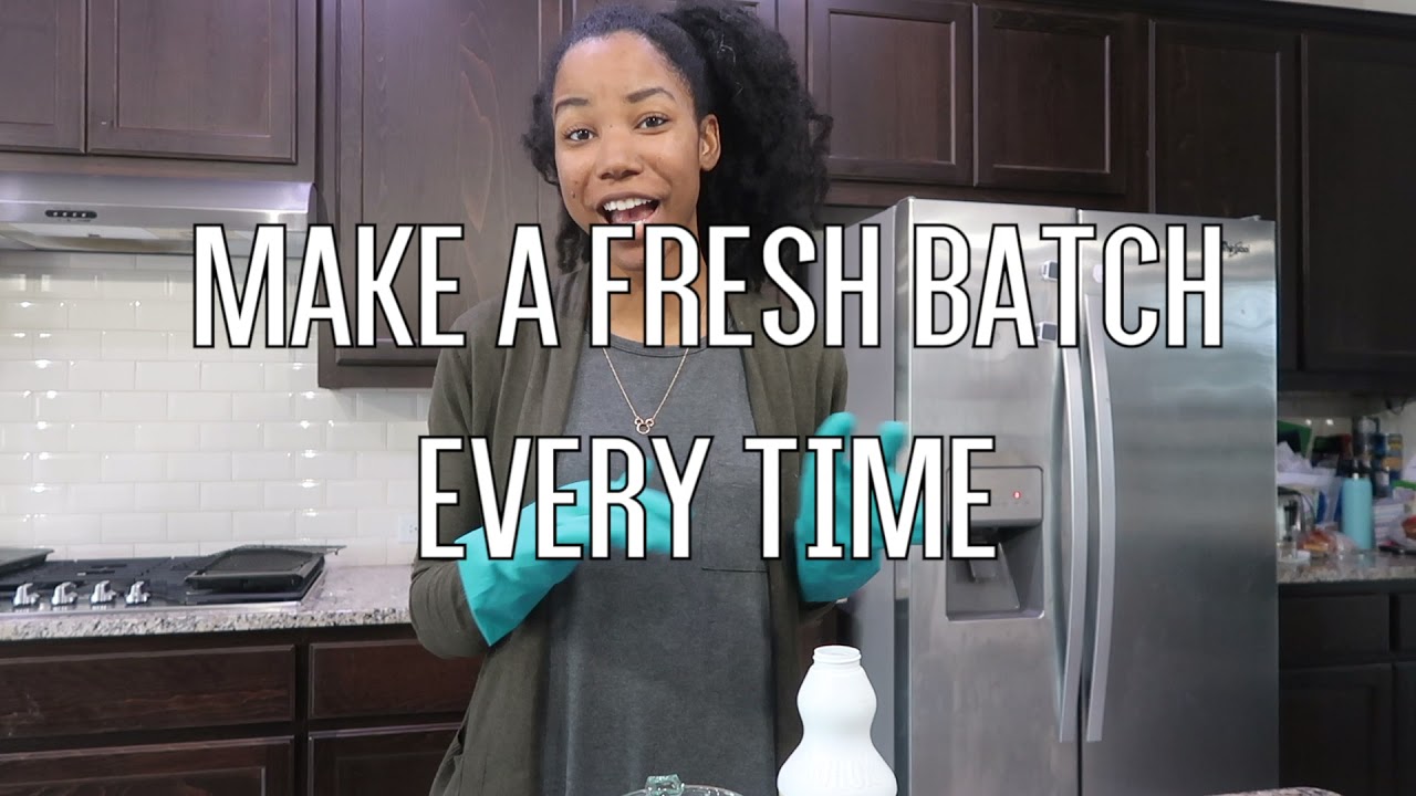 How to Make Your Own Disinfectant Solution