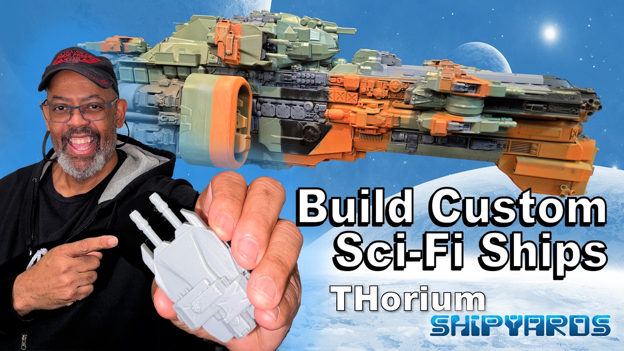 50 Years of Scratch Building Sci-Fi Spaceship Models: Meet the Greeblies Guru