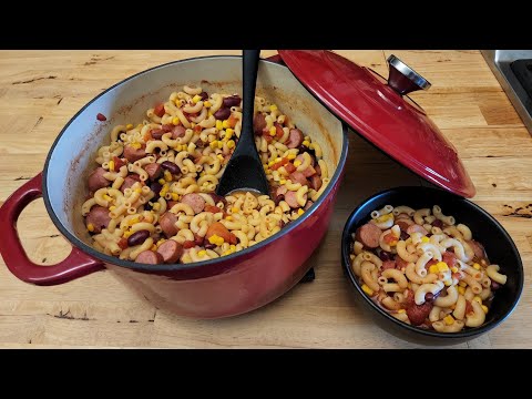 Hoover Stew – Hotdog Stew – Cheap Meal for Hard Times – Depression Recipe – The Hillbilly Kitchen