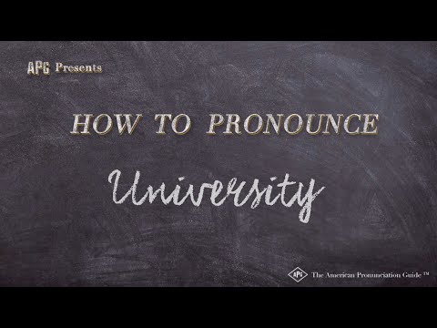 How to Pronounce University (Real Life Examples!)