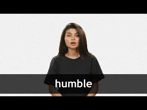 HUMBLE definition and meaning | Collins English Dictionary