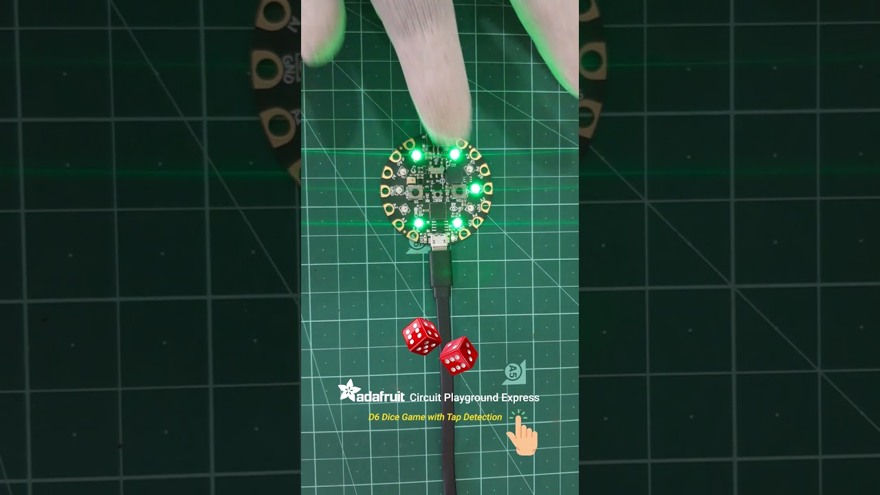 D6 Dice Game - Circuit Playground Express