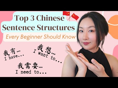 Top 3 Chinese Sentence Structures Every Beginner Should Know | 🇨🇳 Start Speaking Chinese ASAP