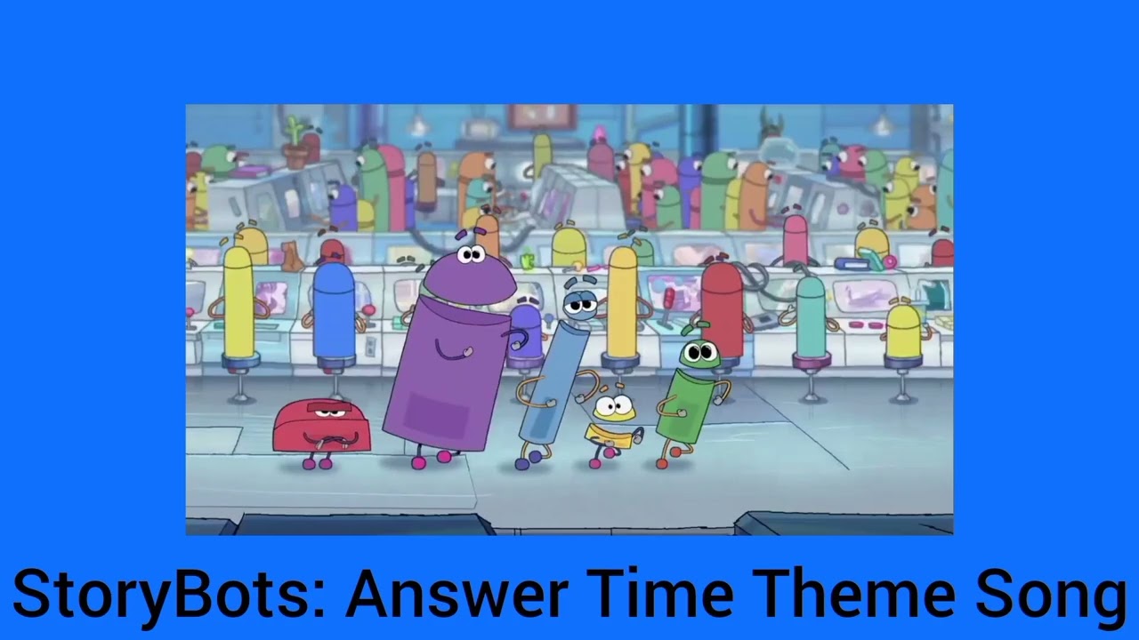 StoryBots: Answer Time Theme Song (#438AFE Background)
