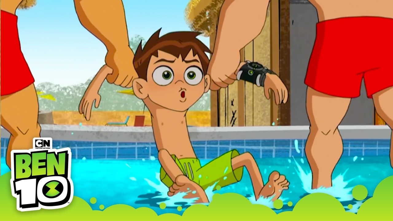 Ben 10 | Ben Gets Caught Spying on Gwen and Frightwig | All Wet | Cartoon Network