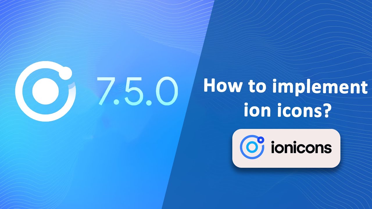 Ionic 7.5.0 released (Standalone) - How to use Ionicons in Ionic standalone project