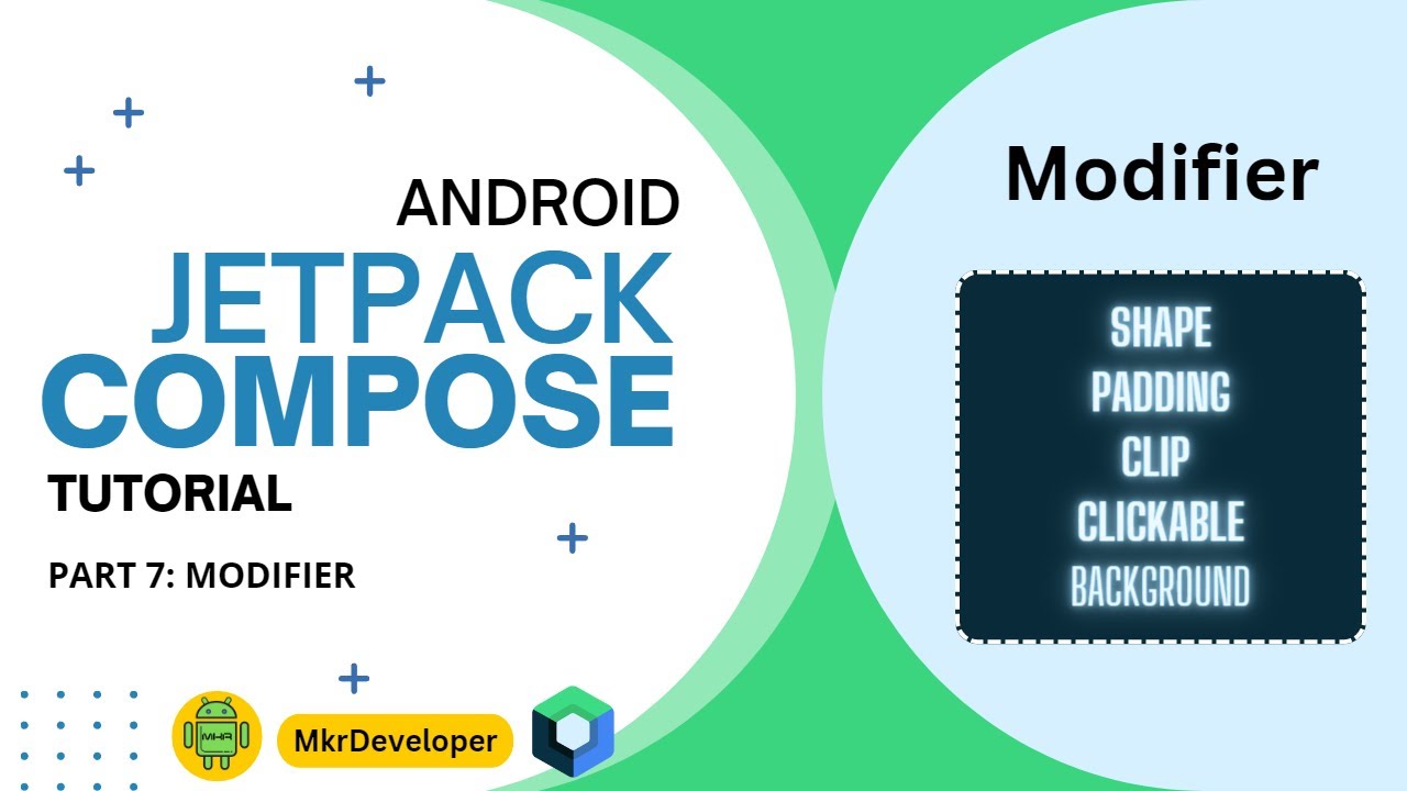 7 - MODIFIER in Jetpack Compose - Android Studio