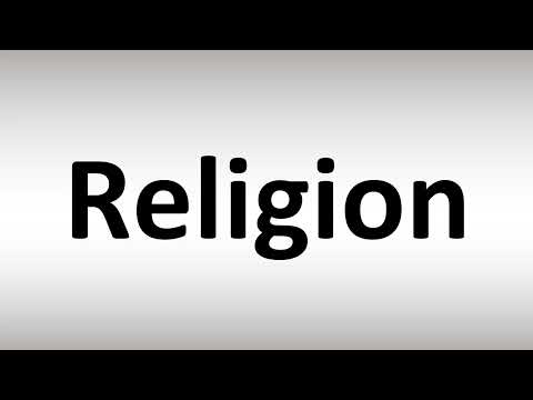 How to Pronounce Religion