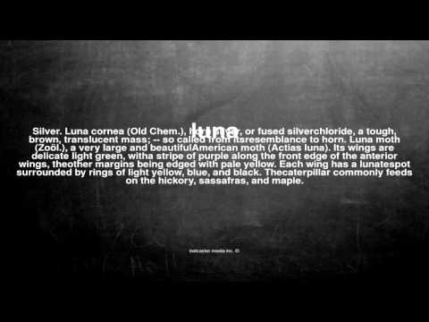 What does luna mean