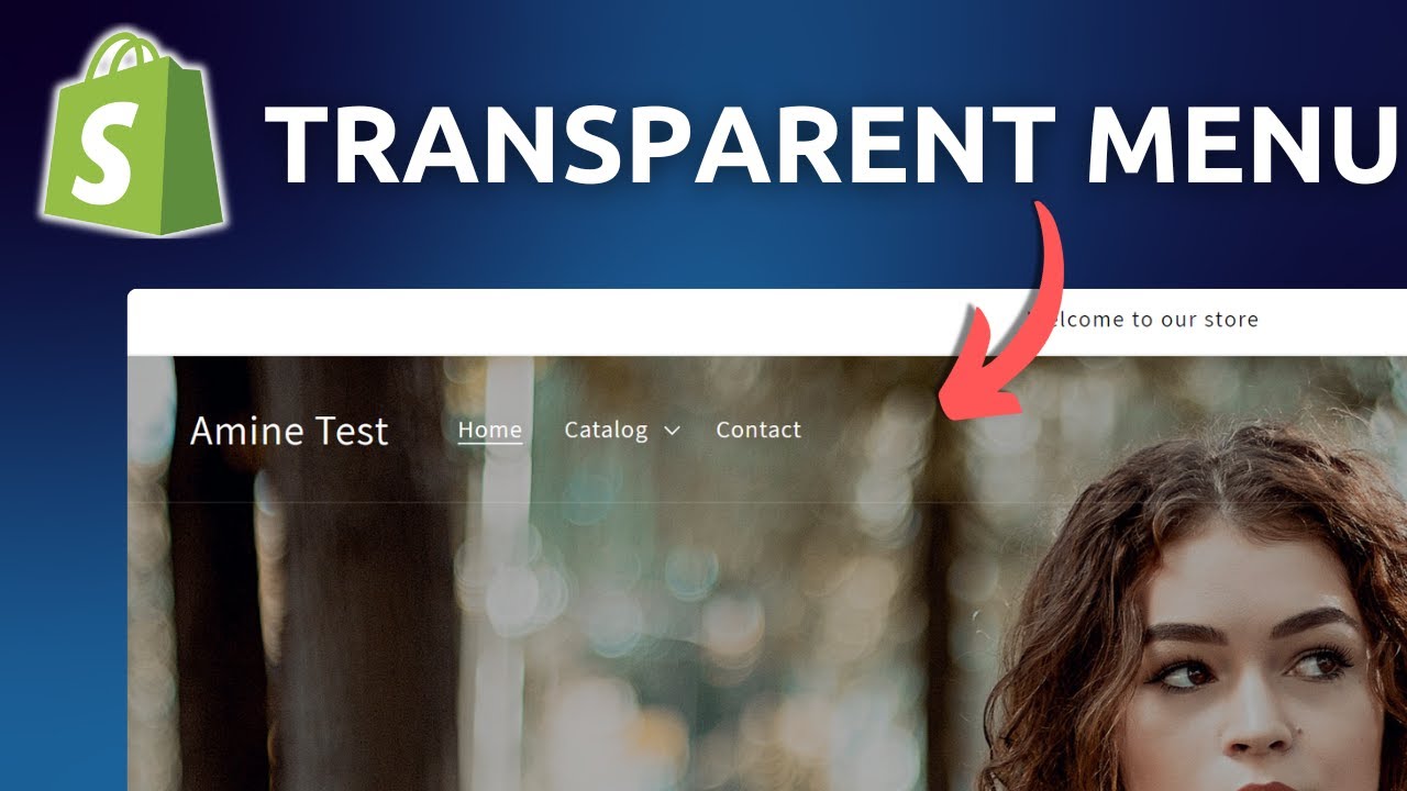 How To Make The Header Transparent In Shopify (Free Themes)