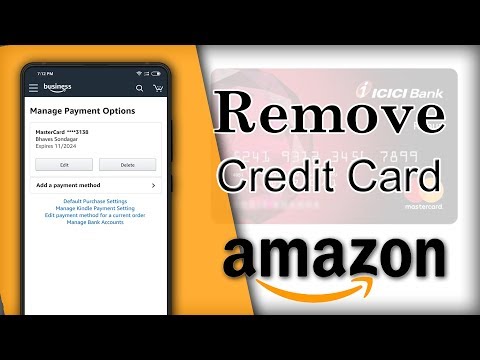How To Delete Credit Card from Amazon App