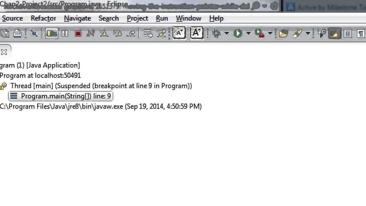 Intro to Eclipse/Java Debugging - Part 2: Breakpoints