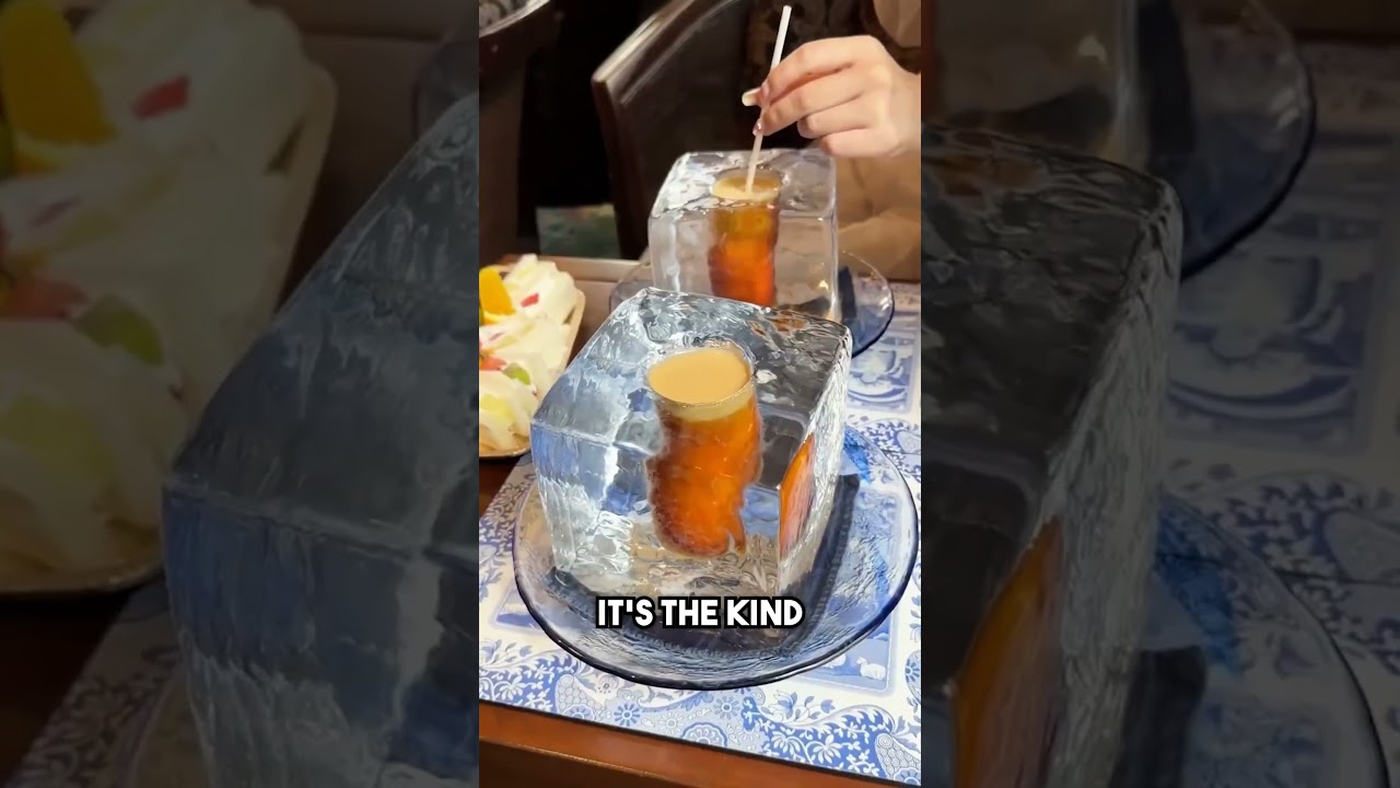 Japan's Coffee Trend: Brewed in Ice Cubes and Now a Status Symbol #virals #fypシviralシ2024 #fypシ