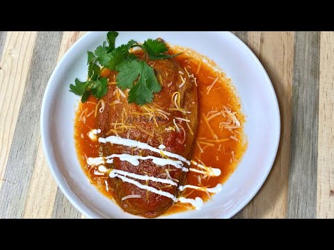 HOW TO MAKE CHILES RELLENOS IN RED SAUCE