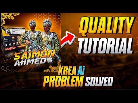 Logo Quality Tutorial | Krea ai problem solved | 2k, 4k, 8k, Quality Logo Editing
