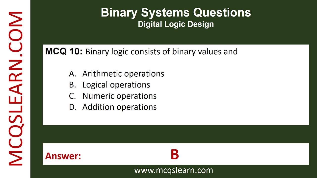 Binary Systems MCQs Questions Answers | Binary Systems Class 9–12 Notes | Ch 3 PDF MCQs | App