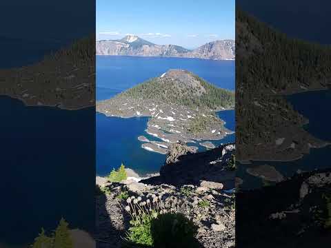 Kaboom! Crater Lake with a view so grand so magical it's an honor to be here now! #oregon