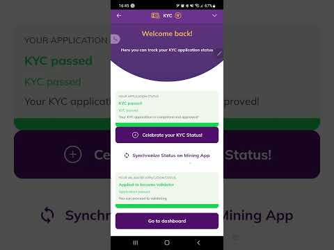 Synchronise Your Pi KYC Status On Pi Mining App