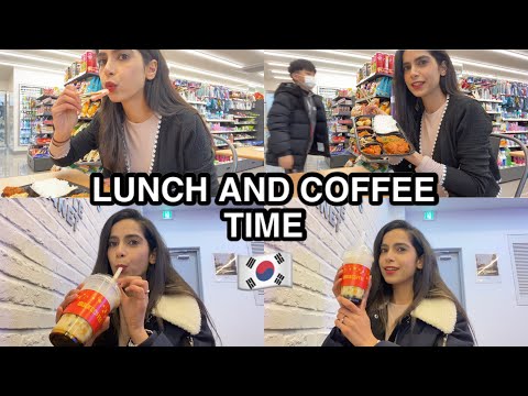 🇰🇷 CONVENIENCE STORE: lunch and coffee ☕️ | vlog