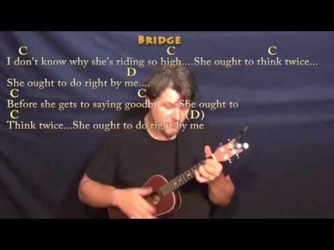 Ticket to Ride (The Beatles) Ukulele Cover Lesson in G with Chords/Lyrics