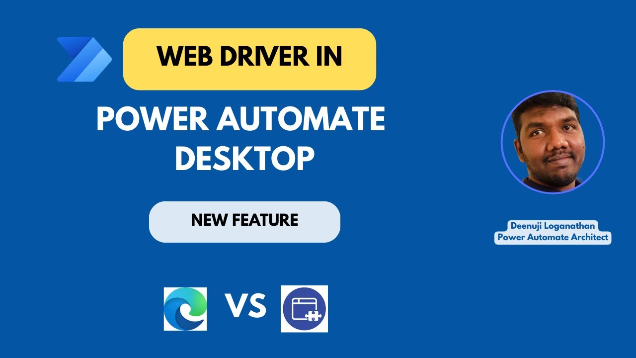 Power Automate Desktop: WebDriver Launch