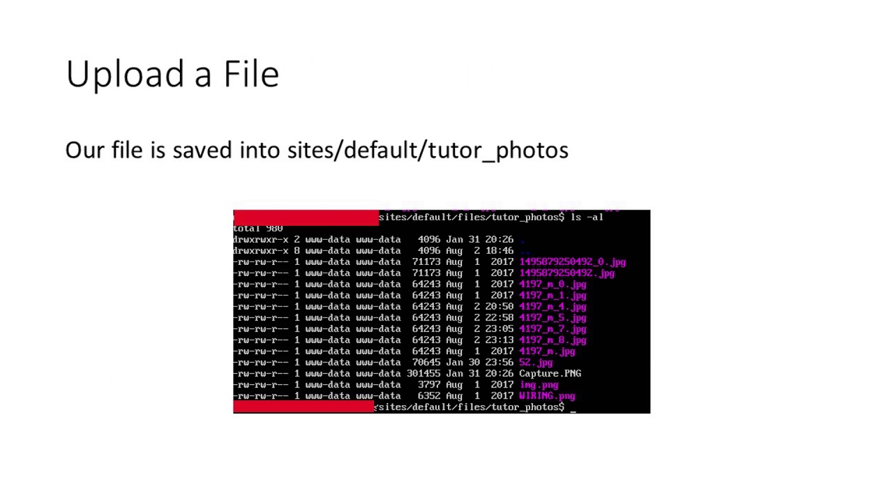 Drupal 8 - Forms - Uploading a File