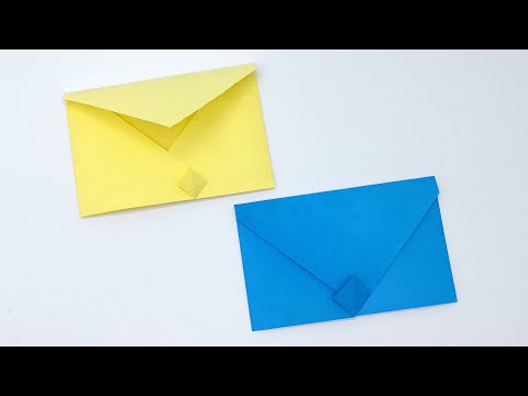 Learn How to Make Paper Envelope – Easy Origami Envelope Making ...