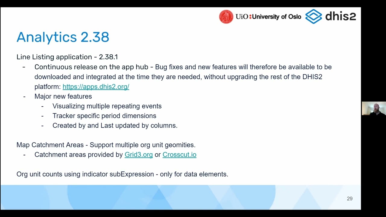 DHIS2 v2.38 Analytics Introduction