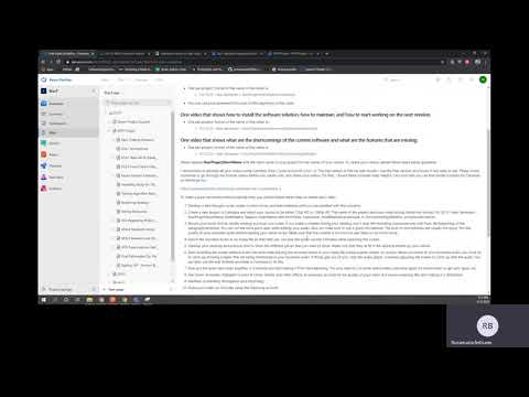 Documentation on Azure DevOps