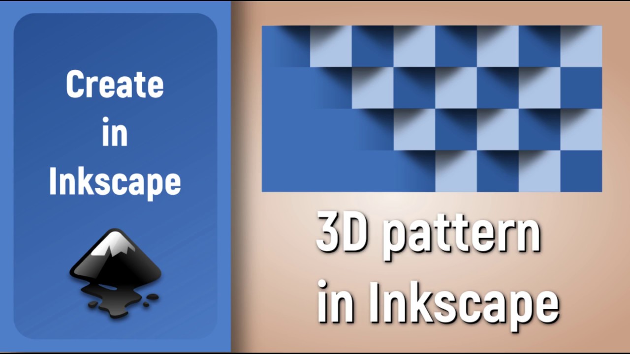 Inkscape Tutorial: Draw a 3D pattern
